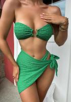 China Special Fabric Three Piece Swimwear Bikini Ladies Swimsuit 3 Piece for sale