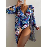 China Two Piece Hot Bikini Swimwear Spinning Gauze Sexy Skimpy Bikini Women UPF50++ for sale