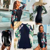 China Black Elastic Function Sport One Piece Swimsuit Printing Colour for sale