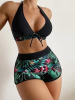 China Two Pieces Swimming Suits Bikini Hot Women'S Bikini Swimwear UPF Protection High Waistiest for sale
