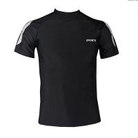 China Solid Color Two Piece Mens Swimsuit Anti Embarrassment Mens 2 Piece Swim Set for sale