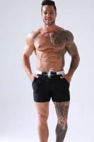 China Lace Mens Beach Wear Shorts Hot Spring Casual Mens Designer Swim Shorts for sale