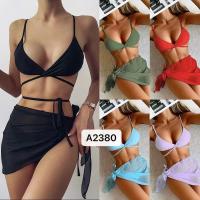 China Ladies Sexy Lingerie Sets Solid Color Europe Sexy Factory Direct Supply High Waist  Miss The New Type Elastic for sale
