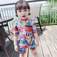 China Cute Girls Swimming Suits Girl Briefs Swimsuit Bikini Girl Summer Swimwear With Cap Carton for sale