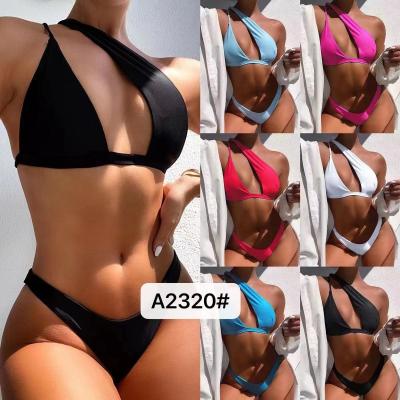 China Swimming Suits Bikini Sexy Strength Abrasion Resistance High Elastic Backless  Miss The New Type No Steel for sale