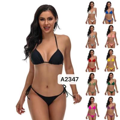 China Striped Ruffles Vacation Swimsuit Bikini Sexy Comfortable In Stock The New Type Europe Durable for sale