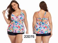 China Pink V Neck Large Size Ladies Swimwear Bikini Plus Size Swimming Suits For Women Summer for sale