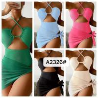China Ladies One Piece Swimsuit Durable  Abrasion-Resistant Sexy  Miss No Steels Red Spf50++ The New Type Europe for sale