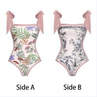 China Ladies One Piece Swimsuit Durable  Abrasion-Resistant  High Elastic Sexy Spf50++ Colorful Miss for sale