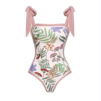 China Ladies One Piece Swimsuit Durable  Abrasion-Resistant  High Elastic Sexy Spf50++ Colorful Miss for sale