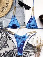 China Sexy Black White Bikini Bathing Suits Color Matching U Drag Women 2 Piece Bikini full colour summer suit bikini UPF50++ for sale