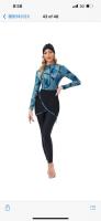 China Digital Print Muslim Swimsuit Three Piece Islamic Burkini Swimsuit Polyamide With Cap Pant for sale