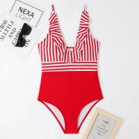 China one pieces ,Rainbow colour Sexy full Size Ladies Swimwear ,nylon fabric for sale