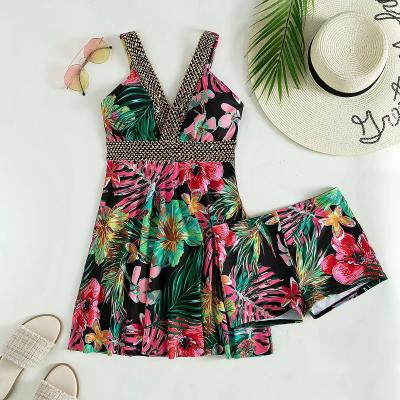 China Color Ladies One-Piece Swimsuit Openwork Bikini Sexy Beach Hot Spring lady  Swimsuit purple colur V neck sexy typ for sale