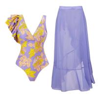 China Sexy purple  Bikini Bathing Suits Color Matching U Drag Women 2 Piece Bikini for sale