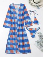 China flower Colour Sexy Female Bikini Metal High Waist Skimpy Beach Bikinis Women upf50++ for sale