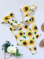 China one pieces ,flower colour Sexy full Size Ladies Swimwear ,nylon fabric for sale