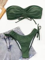 China Split Swimming Suits Bikini Strap Cross Sexy Two Piece Swim Suit Women for sale