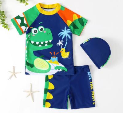 China Comfortable Cute Upf 50 Boys Swimwear Kit Abrasion Resistant Waterproof for sale