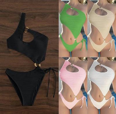 China Women'S Solid Beach Occasion Wear One Piece Sexy Swimwear Lady Moisture Permeable Durable for sale