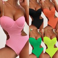 China Medium Beach One Piece Swimwear sexy lady abrasion-resistant waterproof moisture permeable high elastic for sale
