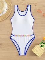 China High Elasticity Ladies One Piece Swimsuit Nylon Medium Thickness for sale