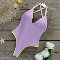China Comfortable Fashion Forward Womens Monokini Purple Color Sexy for sale