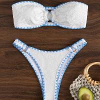 China Lady'S Sexy Swimming Suits Bikini For Swimming Fashion White Color Backless In Stock The New Style for sale
