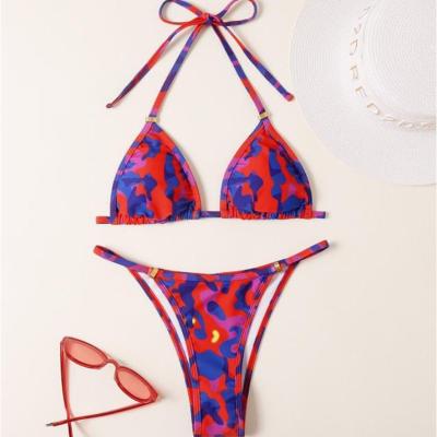 China Ruched Swimming Suits Bikini for Women Stylish Bikini with Unique Design for sale