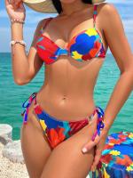 China Three Pieces Lady'S Sexy Swimwear In Stock Fashion Europe Comfortable Colorful Durable The New Type for sale