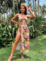 China S-Xl Size 3 Piece Swimsuit Set High Elasticity for sale