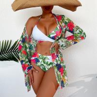 China Nylon Three Piece Swimwear Regular Thickness Lady'S Clothing And Accessories for sale