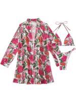 China Summer Padded Three Piece Swimwear Fashion Stylish for sale