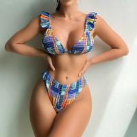 China Comfortable Nylon Fabric Shorts Bikini Swimsuit Durable Colorful In Stock for sale