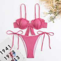 China XL Ruffles Swimwear - Perfect for Summer Beach Vacation sexy red color backless moisture permeable for sale