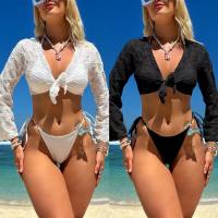 China Stay Fashionable and Comfortable in Summer with Padded Cups Three-Piece Swimwear for sale