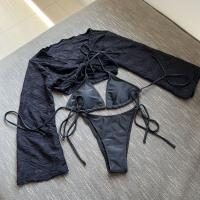 China Stay Fashionable and Comfortable in Summer with Padded Cups Three-Piece Swimwear for sale