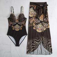 China lady's two-piece swimwear Halter Bikini with Flirty Ruffles for Summer Adventures for sale
