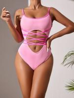 China Beach Occasion One Piece Swimwear Offering High Elasticity Support for sale