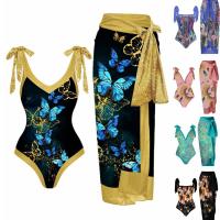 China Flaunt Your Style with Red Three-Piece-Swimwear in Summer high elastic comfortable for sale