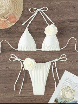 China Vacation Swimwear With Halter Neckline And Flattering Fit Sexy Bathing Suits For Women Hot Bikini Swimwear for sale