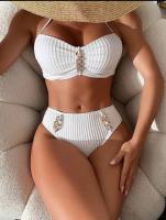 China Get Summer Ready With A Striped Bikini For Your Next Beach Visit Sexy Swimwear For Women Push Up Swimsuit for sale
