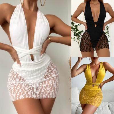 China Green Ruffles Swimwear for High-Performance Needs for sale