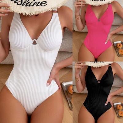 China Yellow Swimming Suits Bikini with Floral Pattern for Swimming for sale
