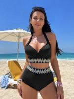China Stylish Comfortable Strapless Bathing Suit Bandeau Design Summer Bathing Suits for sale