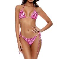 China Ruffles High Waisted Bathing Suits One Piece Large Size Ladies Swimwear Pink Swimsuit for sale