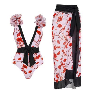 China Women Three Piece Swimwear Regular Within High Elasticity for sale