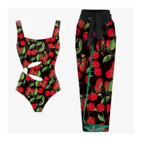 China Chic Womens Nylon Bikini Three Piece Swimwear for Beach Days for sale