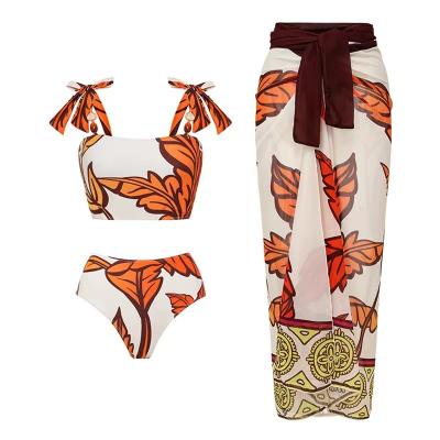 China Women's Three Piece Swimwear M Size Fashion Collection for sale