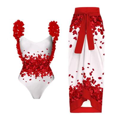 China Cup Type Padded Three Piece Swimwear with Regular Thickness L for sale